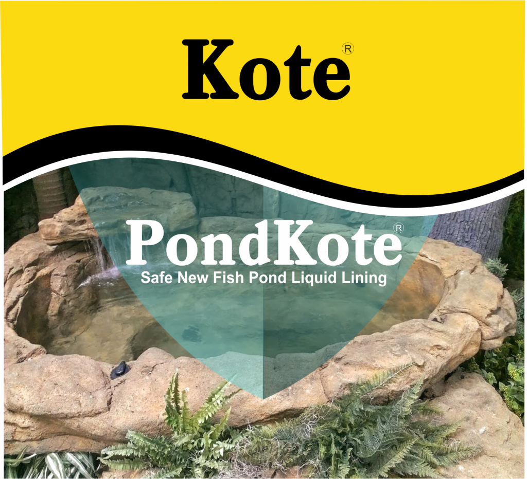 Pond Liquid Lining - Safe Fish Pond Paint - Kote - South Africa
