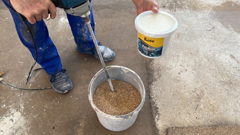 Pebble Coating - PebbleKote - KOTE Product - South Africa
